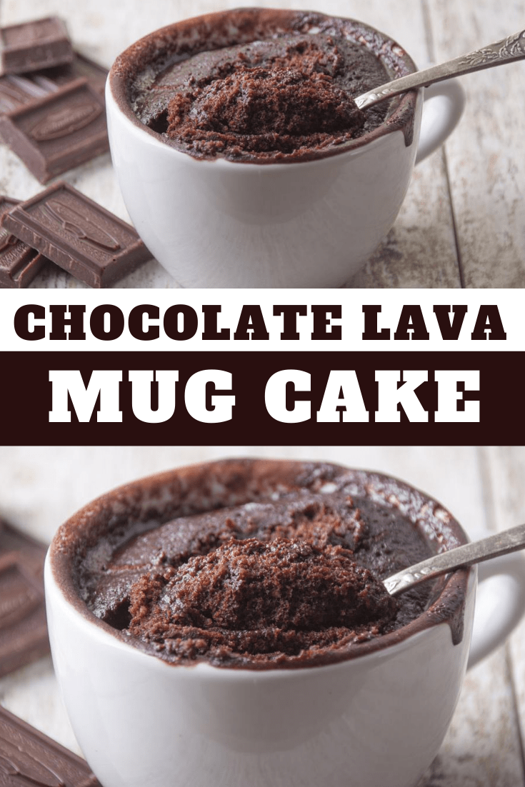 Chocolate Lava Mug Cake (Microwave Recipe!) - Insanely Good