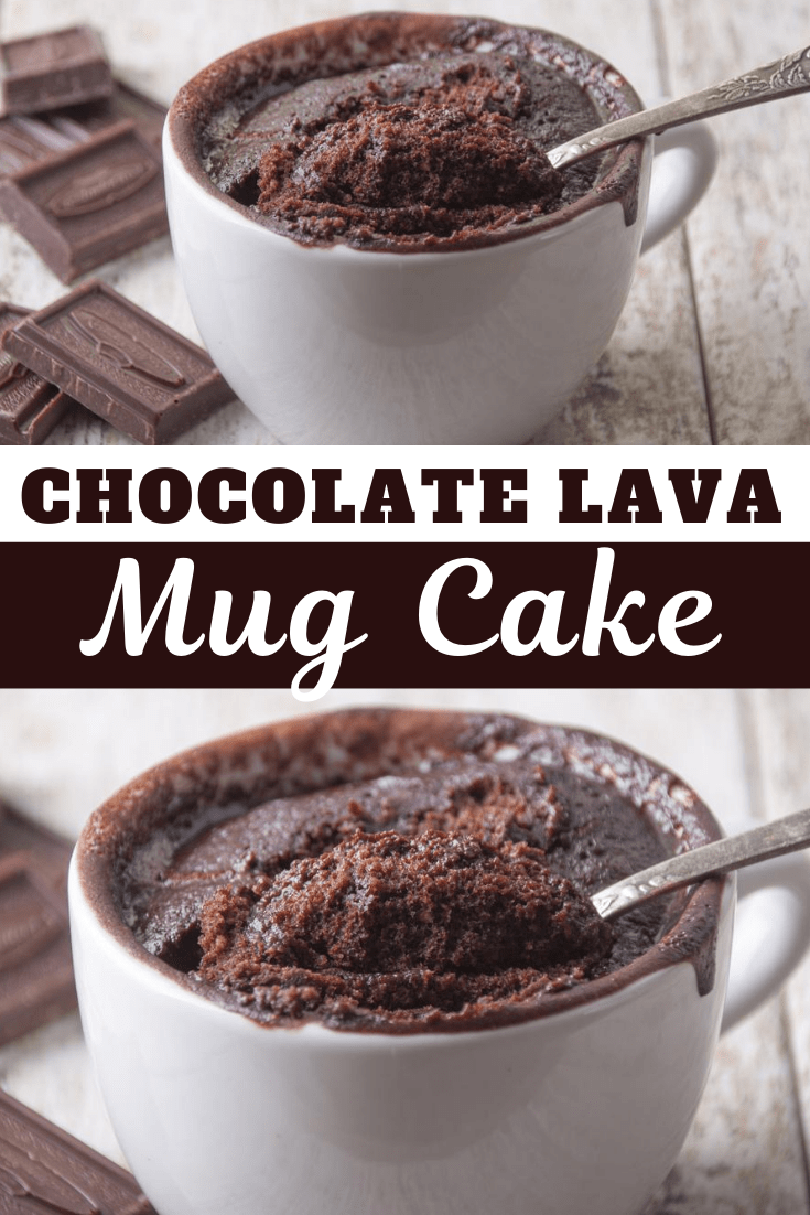 Chocolate Lava Mug Cake (Microwave Recipe!) - Insanely Good