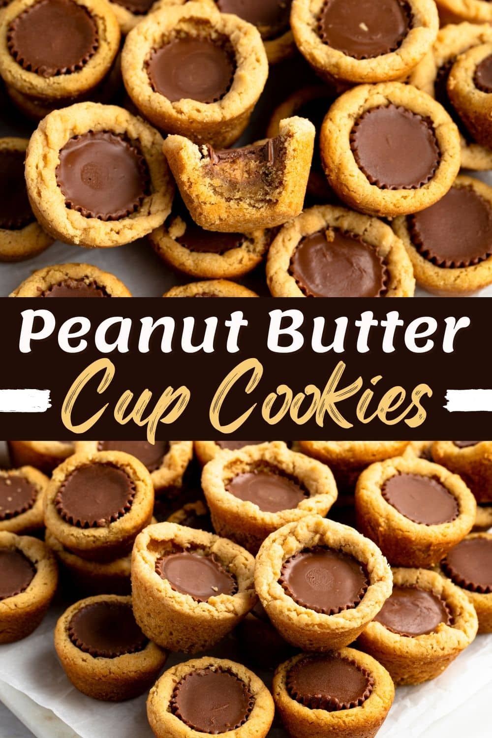 Easy Peanut Butter Cup Cookies - Insanely Good