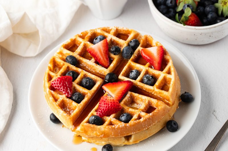 Belgian Waffles Recipe - Insanely Good