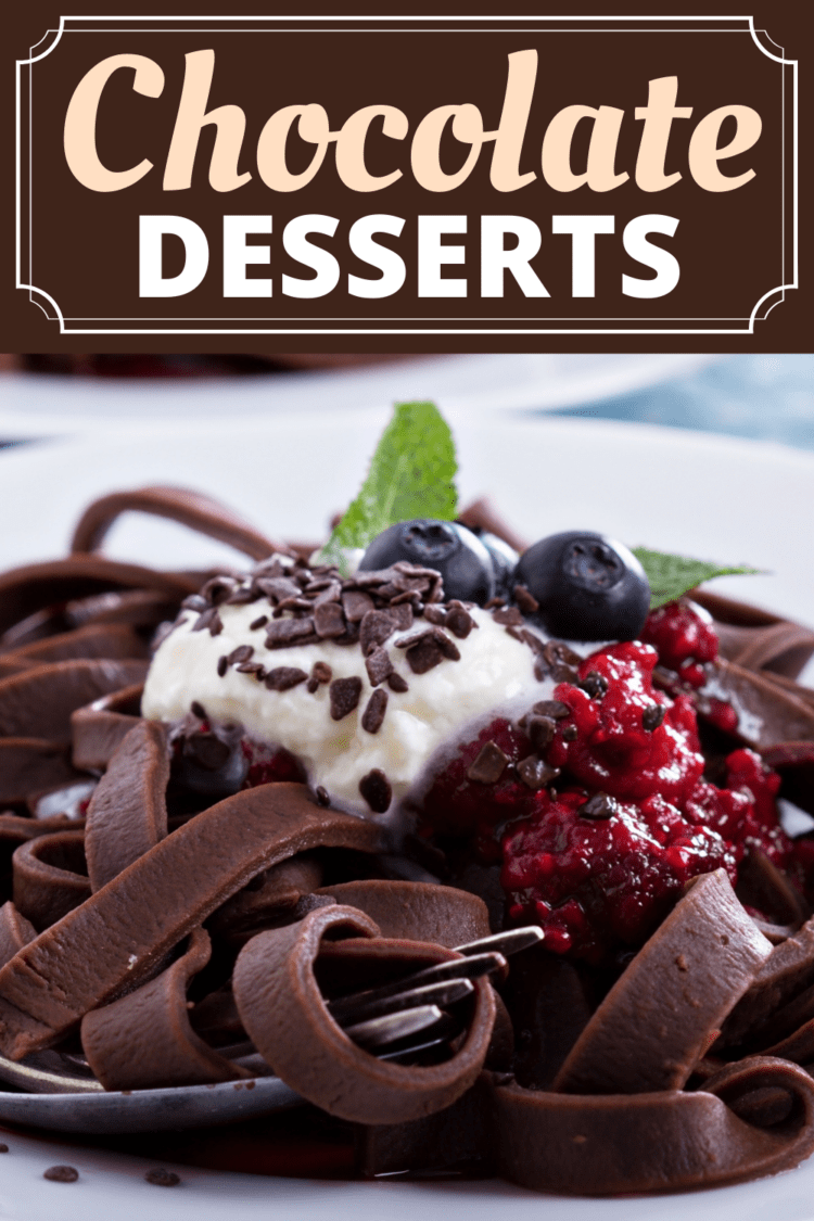 24 Easy Chocolate Desserts - Insanely Good