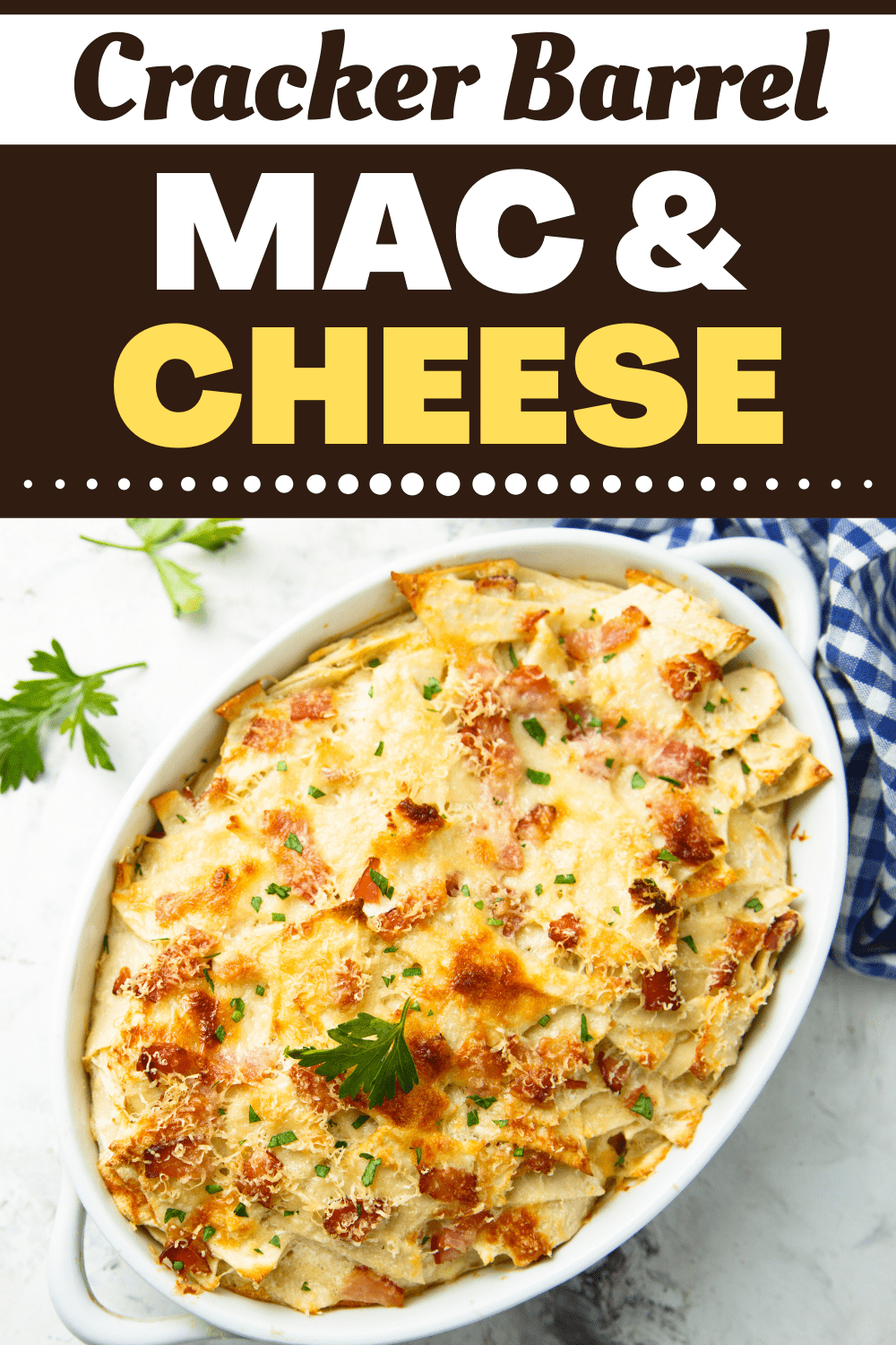 Cracker Barrel Mac and Cheese - Insanely Good
