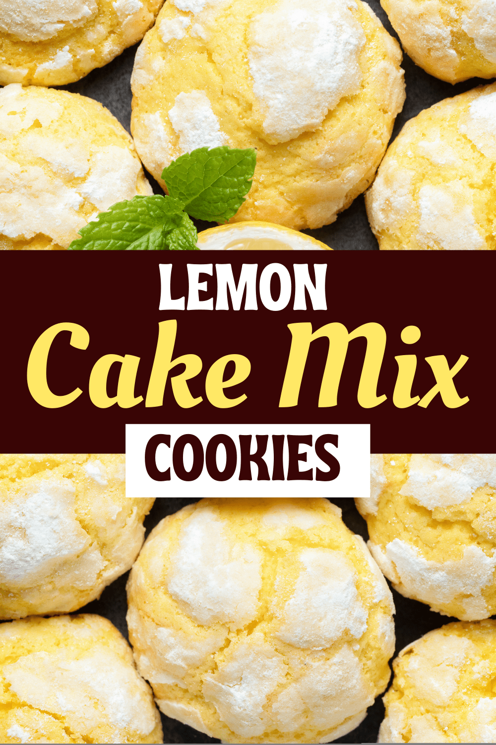 Lemon Cake Mix Cookies - Insanely Good