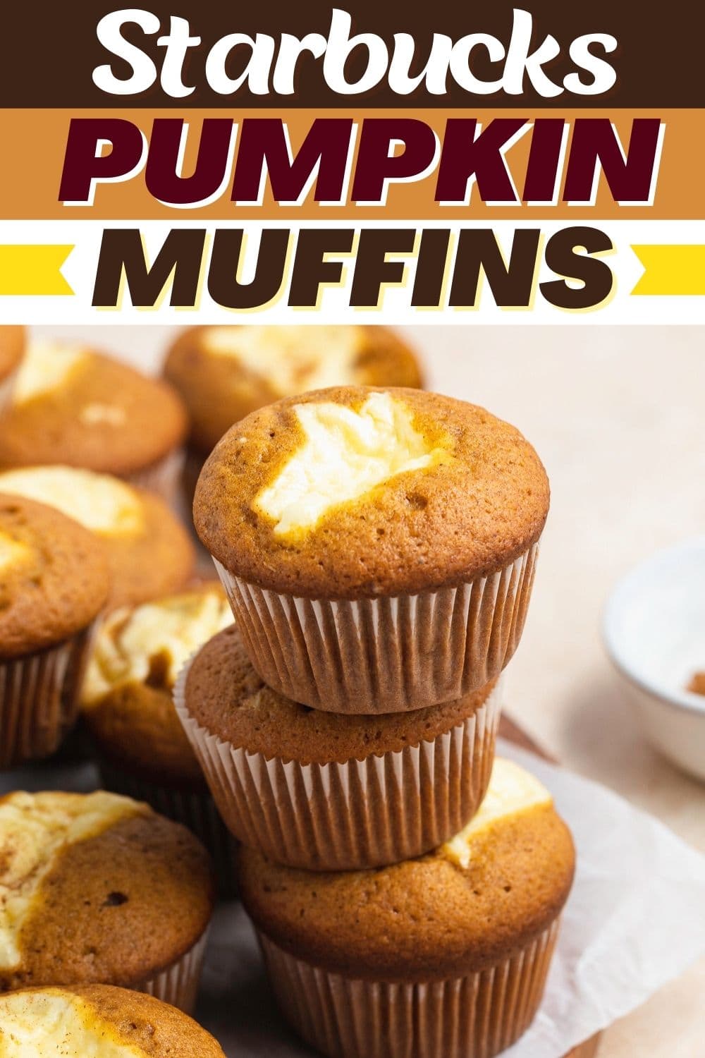 Starbucks Pumpkin Cream Cheese Muffins (Copycat Recipe) - Insanely Good