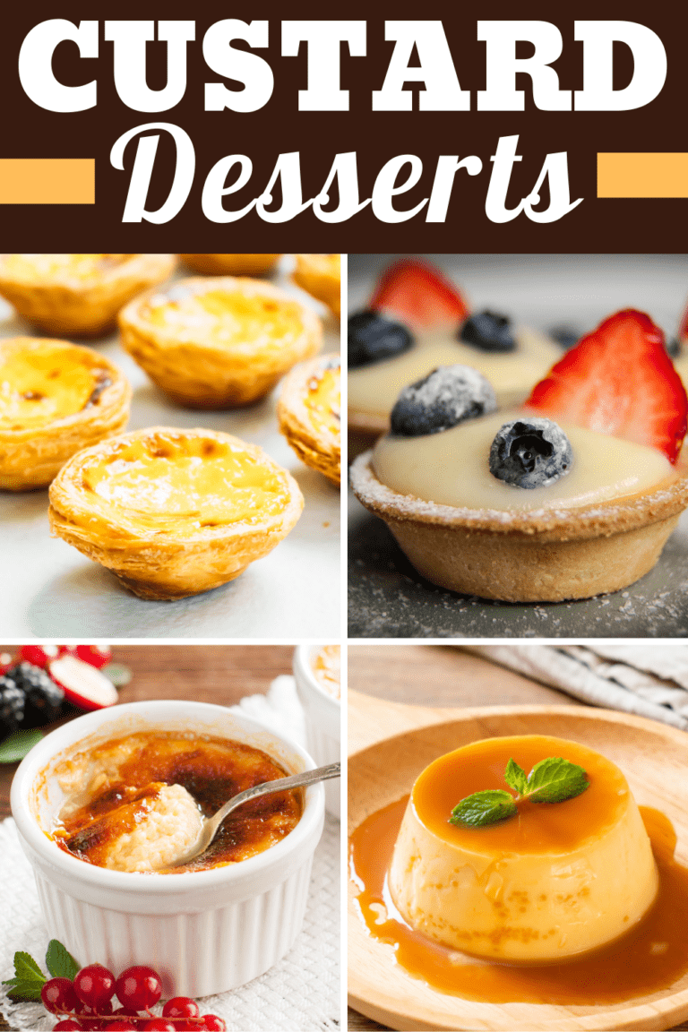 25 Best Custard Desserts - Insanely Good