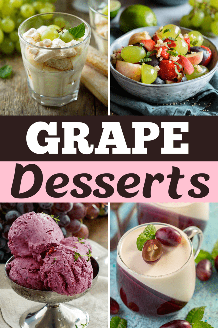 20 Best Grape Desserts - Insanely Good