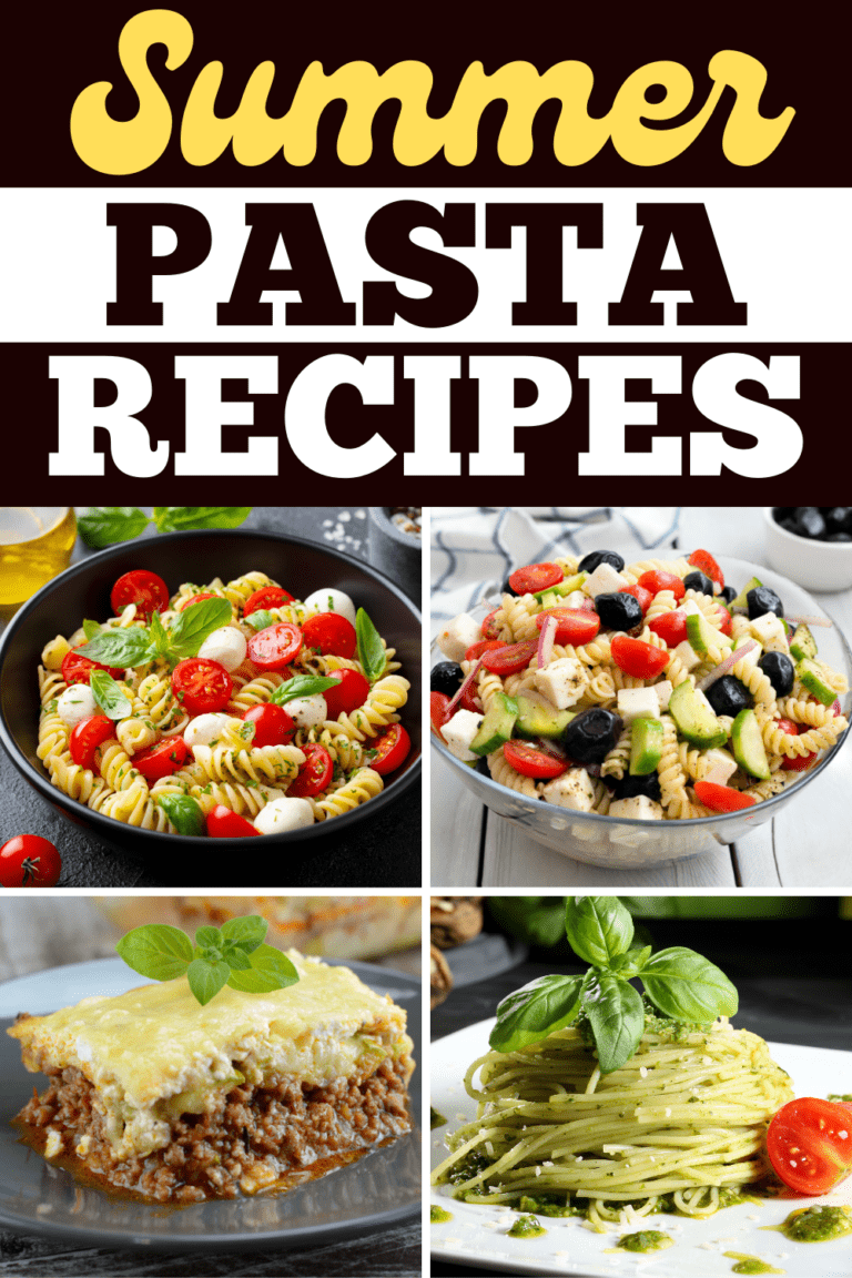 30 Best Summer Pasta Recipes - Insanely Good