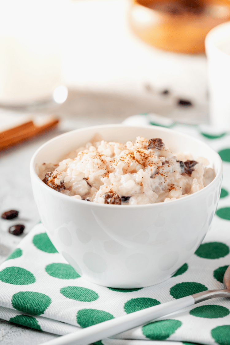 Rice Pudding with Cooked Rice - Insanely Good