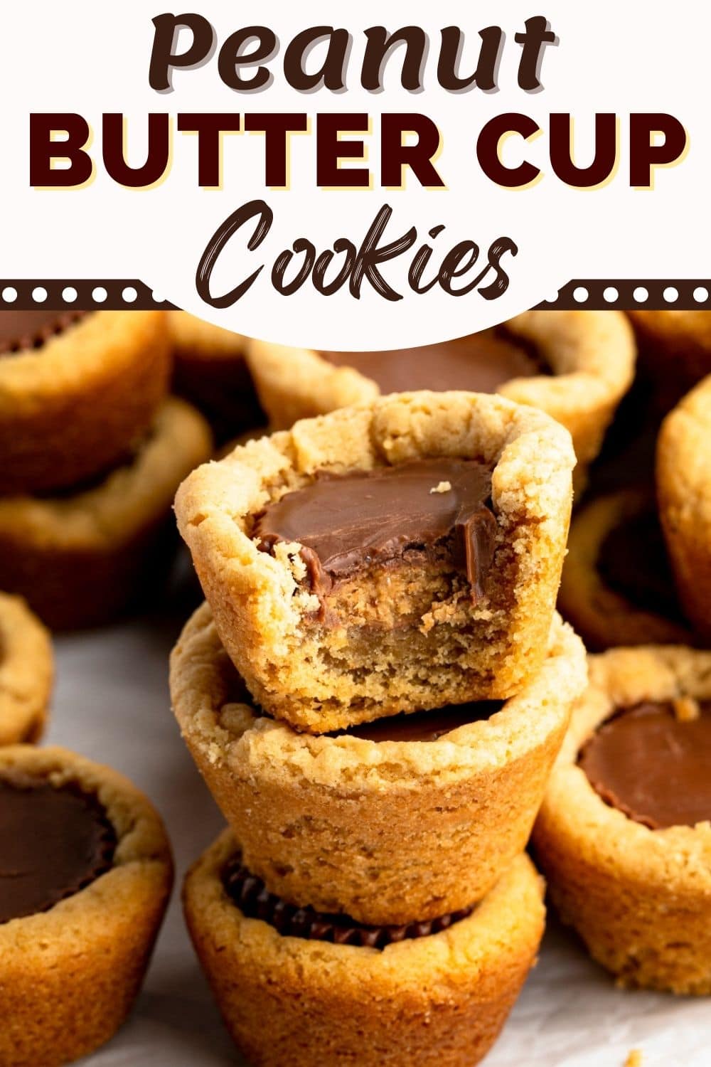 Easy Peanut Butter Cup Cookies - Insanely Good
