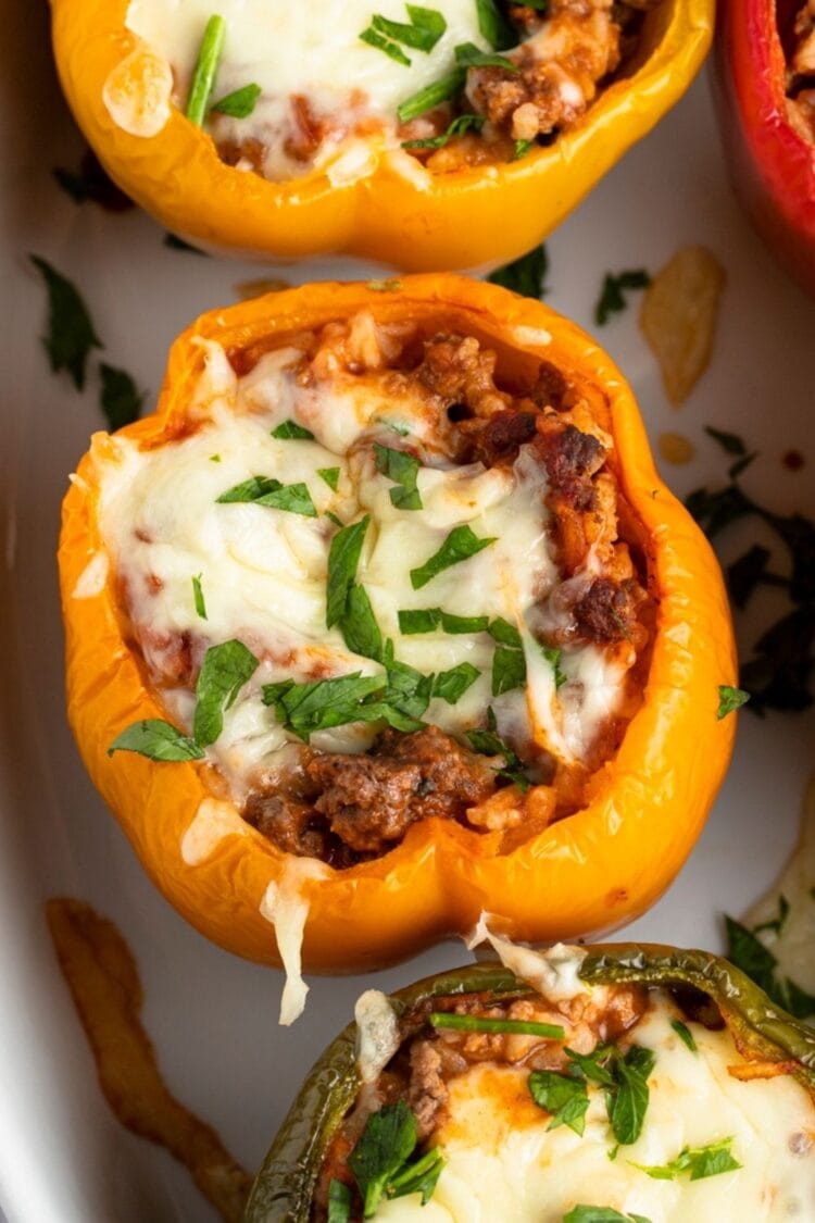 Stuffed Bell Peppers Recipe - Insanely Good