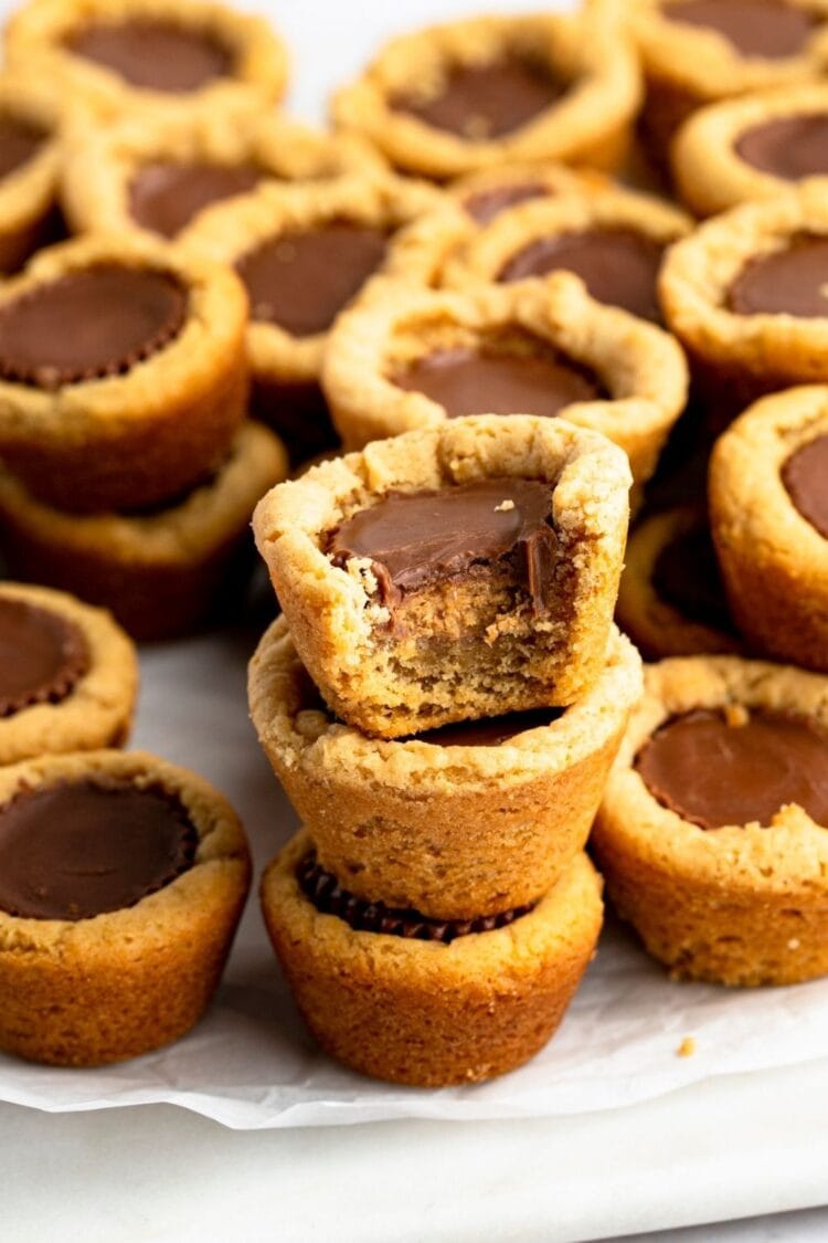 Easy Peanut Butter Cup Cookies - Insanely Good