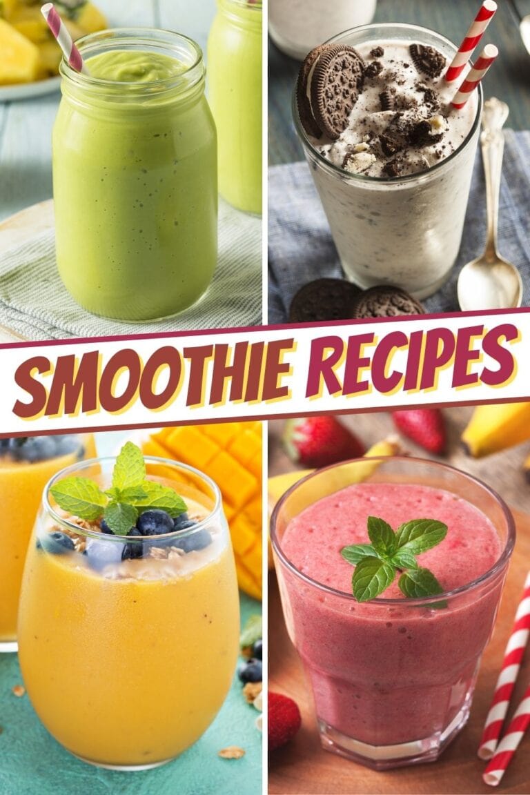 30 Easy Smoothie Recipes We Love - Insanely Good