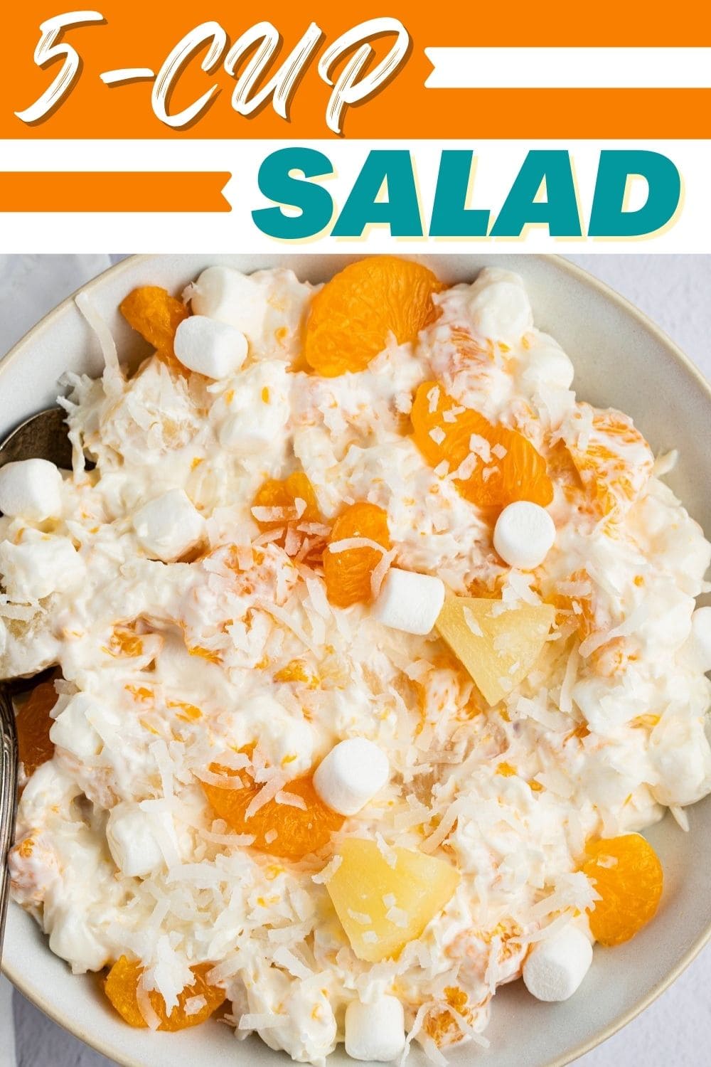 5 Cup Salad (Easy Recipe) - Insanely Good