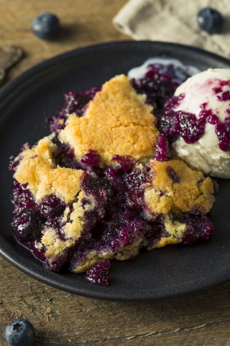 Bisquick Blueberry Cobbler - Insanely Good