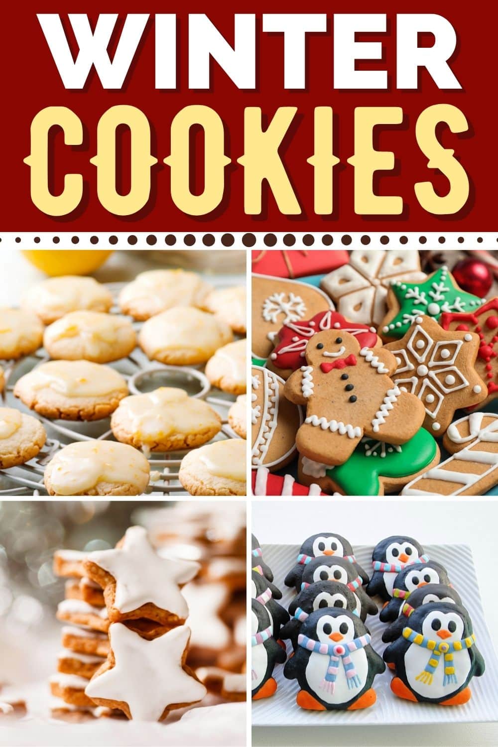 31 Best Winter Cookies - Insanely Good