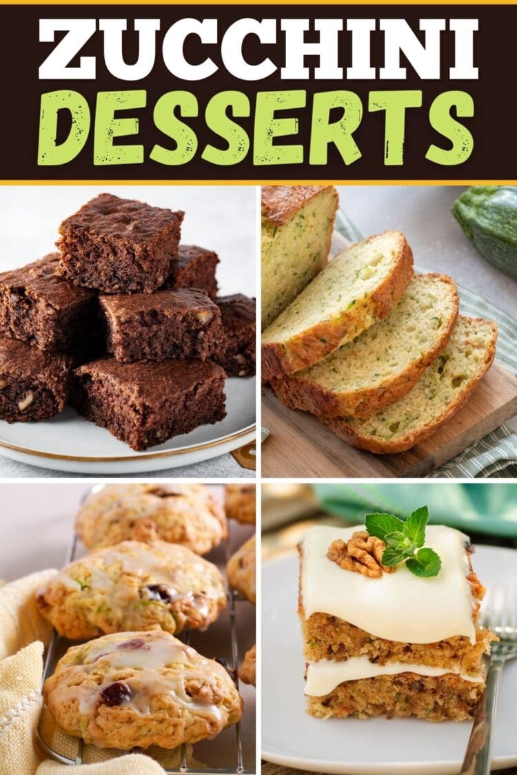 20 Delicious Zucchini Desserts - Insanely Good