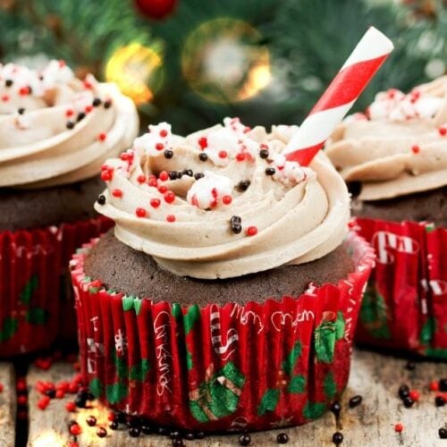 Easy Christmas Cupcake