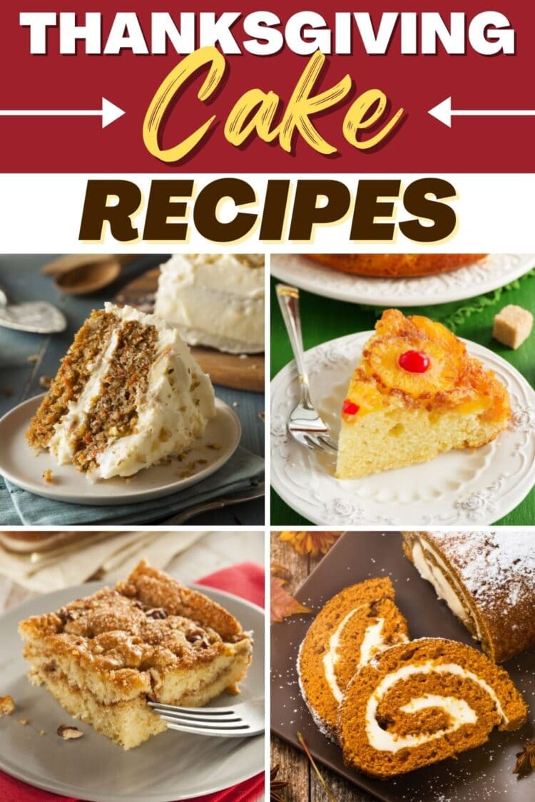 30 Best Thanksgiving Cake Recipes - Insanely Good