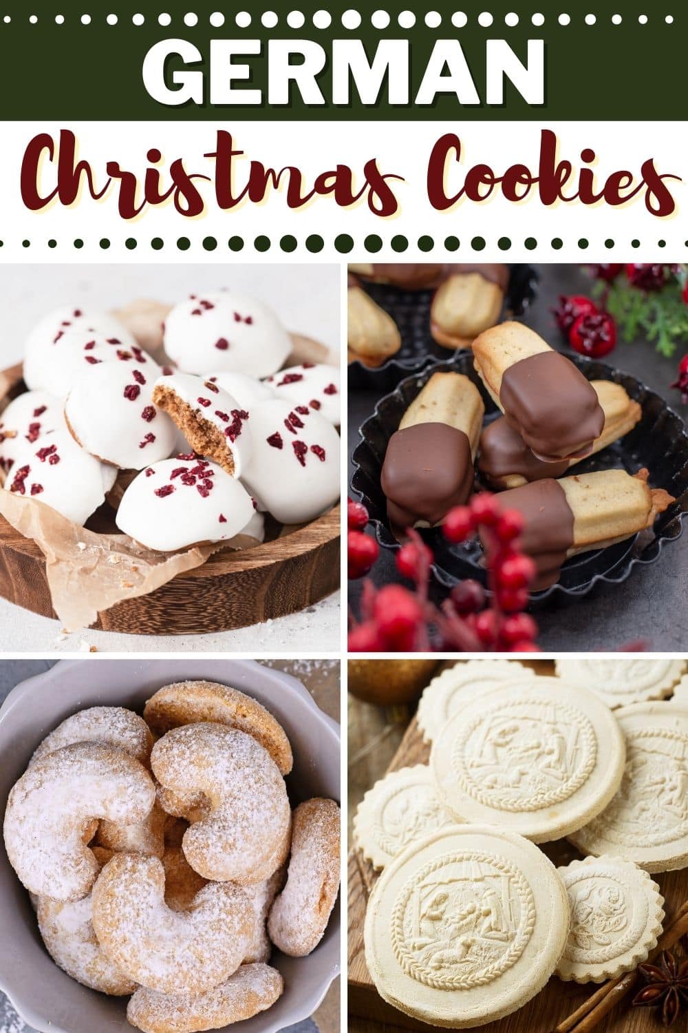 20 Traditional German Christmas Cookies - Insanely Good