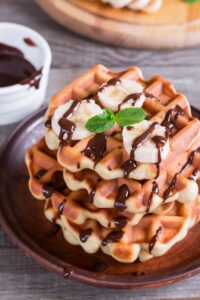 Banana Waffles (Easy Recipe) - Insanely Good