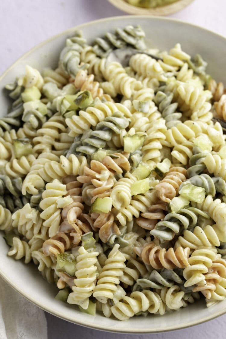 Dill Pickle Pasta Salad - Insanely Good