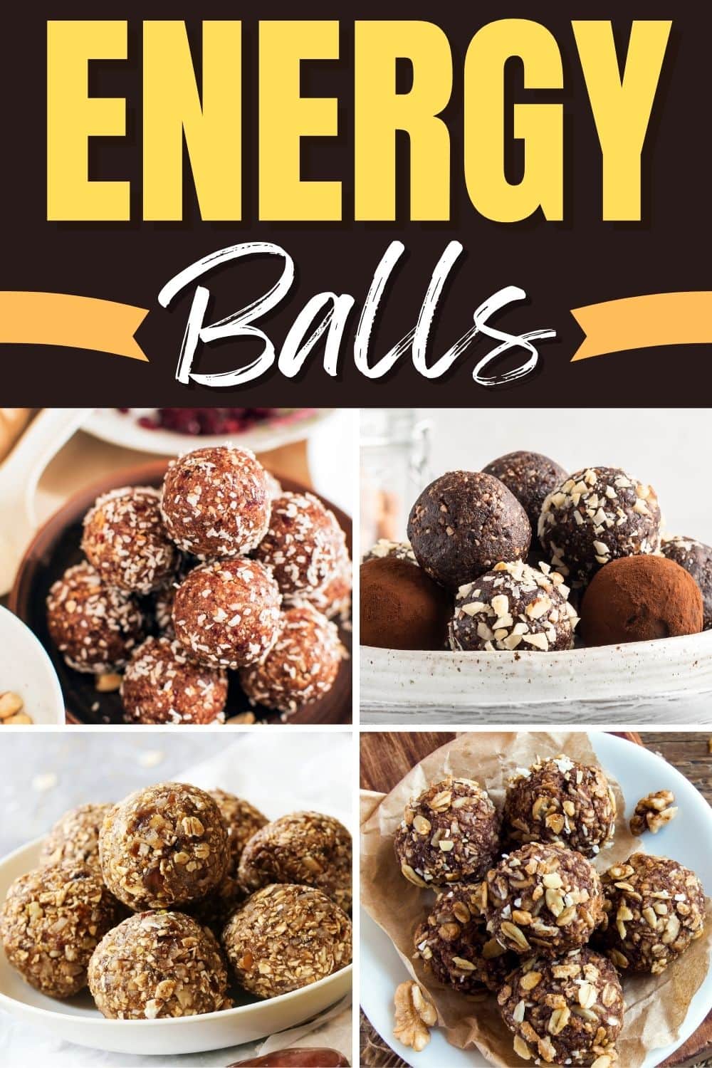 20 Healthy Energy Balls (+ Easy Recipes) - Insanely Good