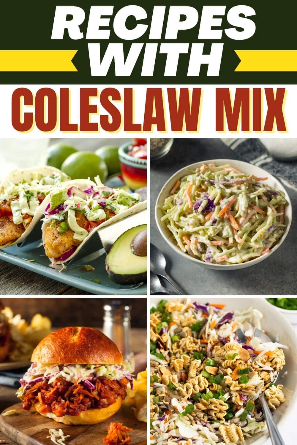 30 Recipes With Coleslaw Mix To Try Tonight - Insanely Good