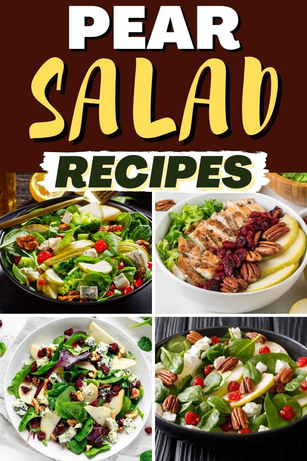 17 Fresh Pear Salad Recipes You'll Love - Insanely Good