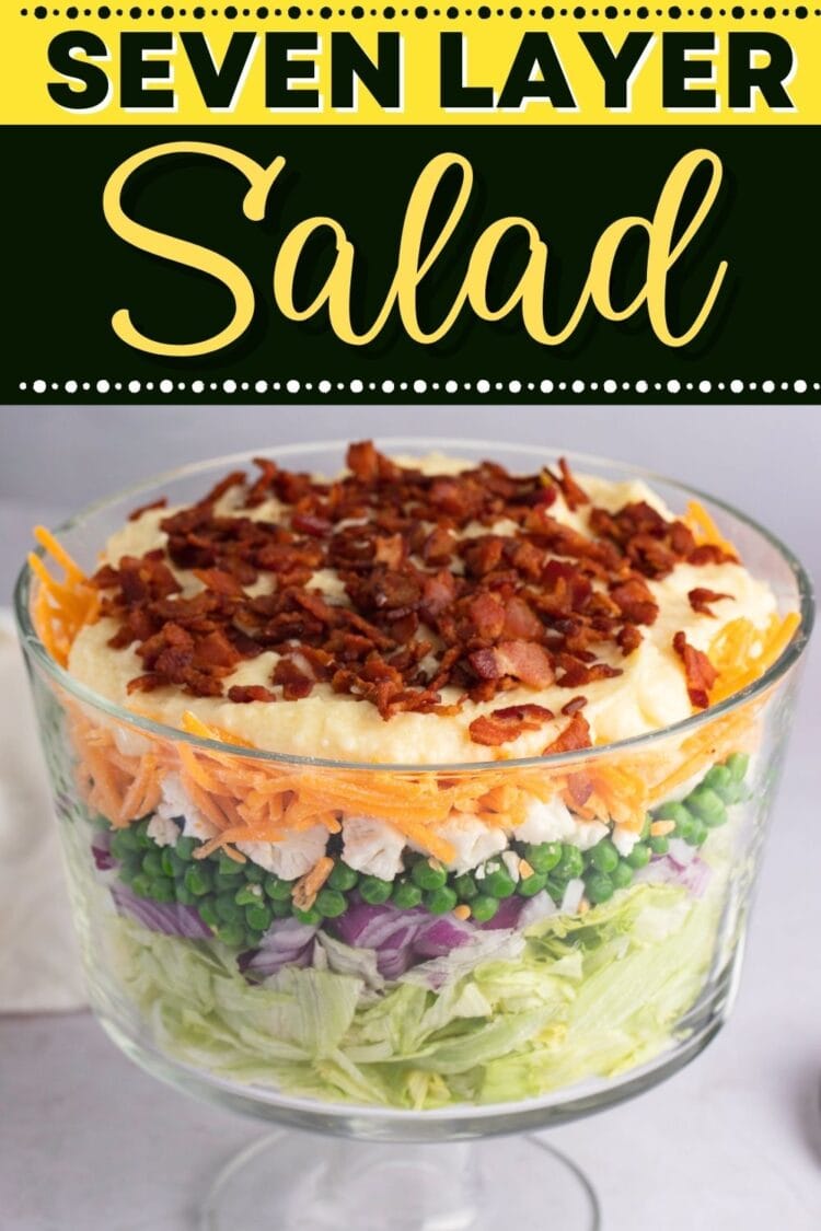 Seven-Layer Salad (Original Recipe) - Insanely Good