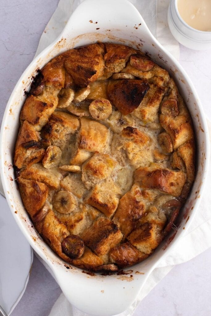 Banana Bread Pudding Simple Recipe Insanely Good