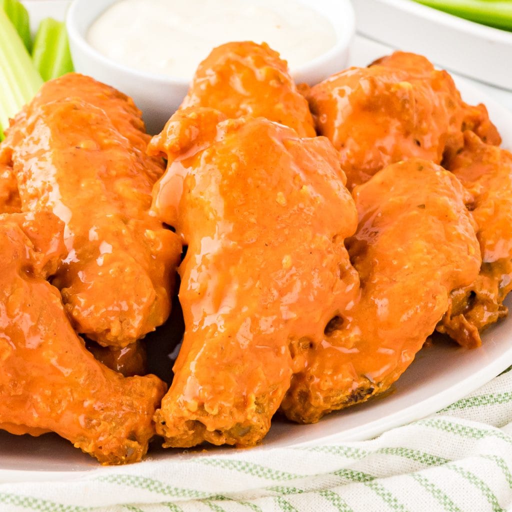 Crispy Buffalo Chicken Wings - Insanely Good
