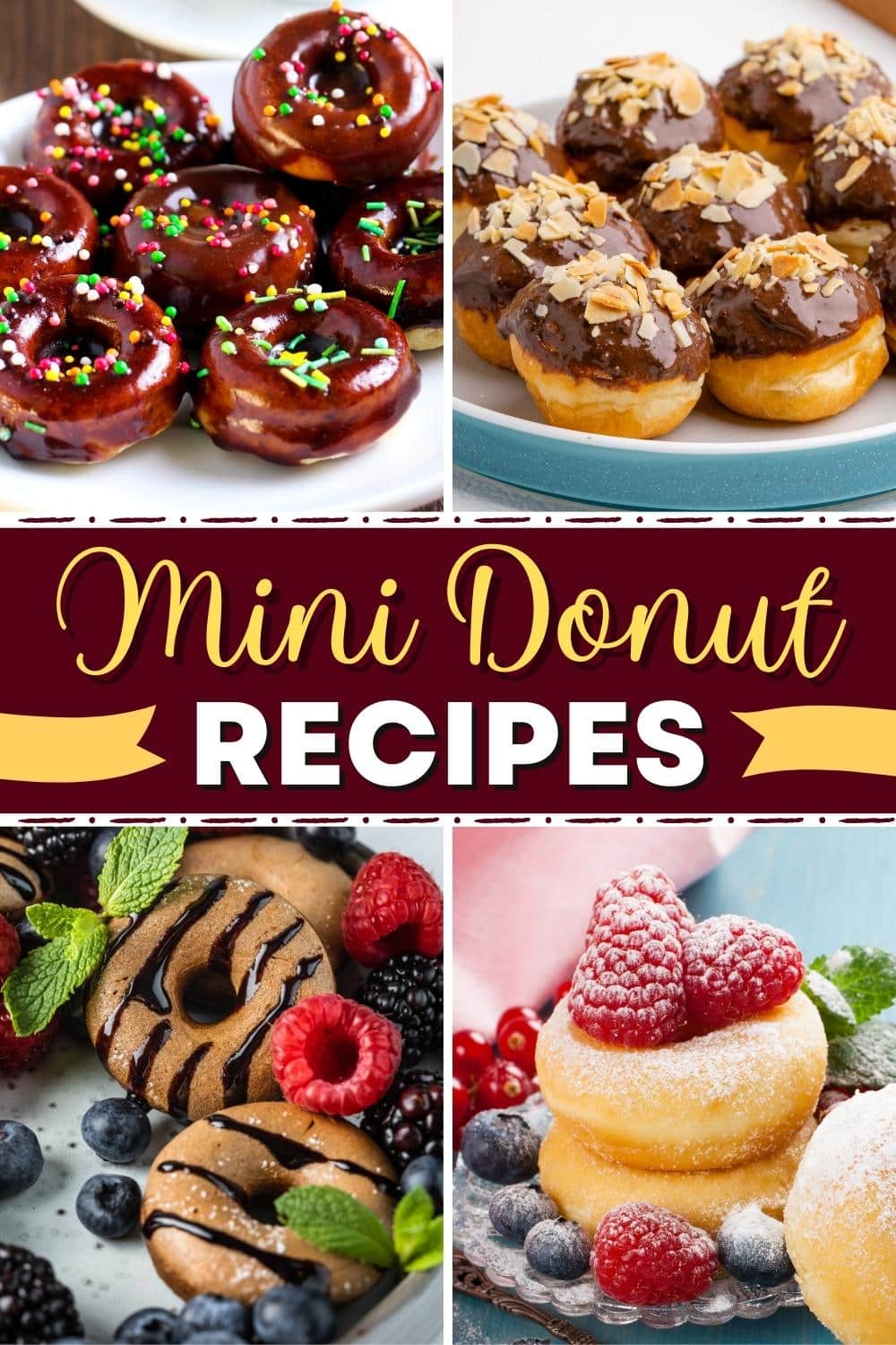 18 Fun Mini Donut Recipes the Kids Will Love - Insanely Good