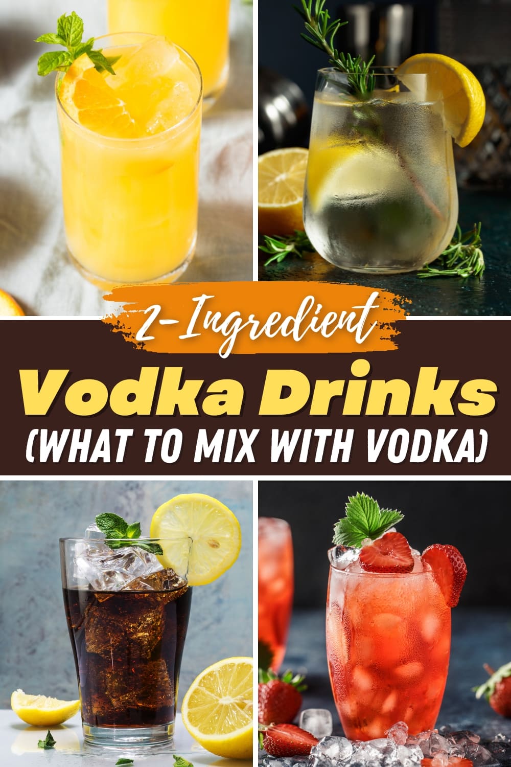 20 Best 2-Ingredient Vodka Drinks (What to Mix With Vodka) - Insanely Good