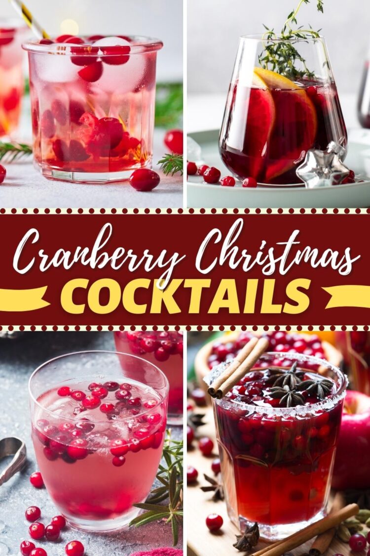 23 Easy Cranberry Christmas Cocktails for the Holidays - Insanely Good