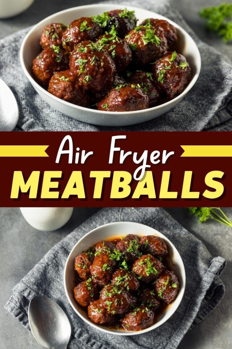 Air Fryer Meatballs (Quick and Easy Recipe) - Insanely Good