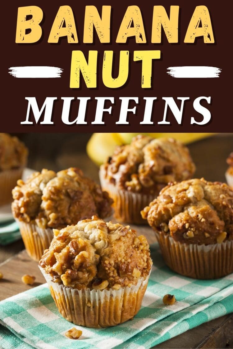 Banana Nut Muffins (Easy Recipe) - Insanely Good