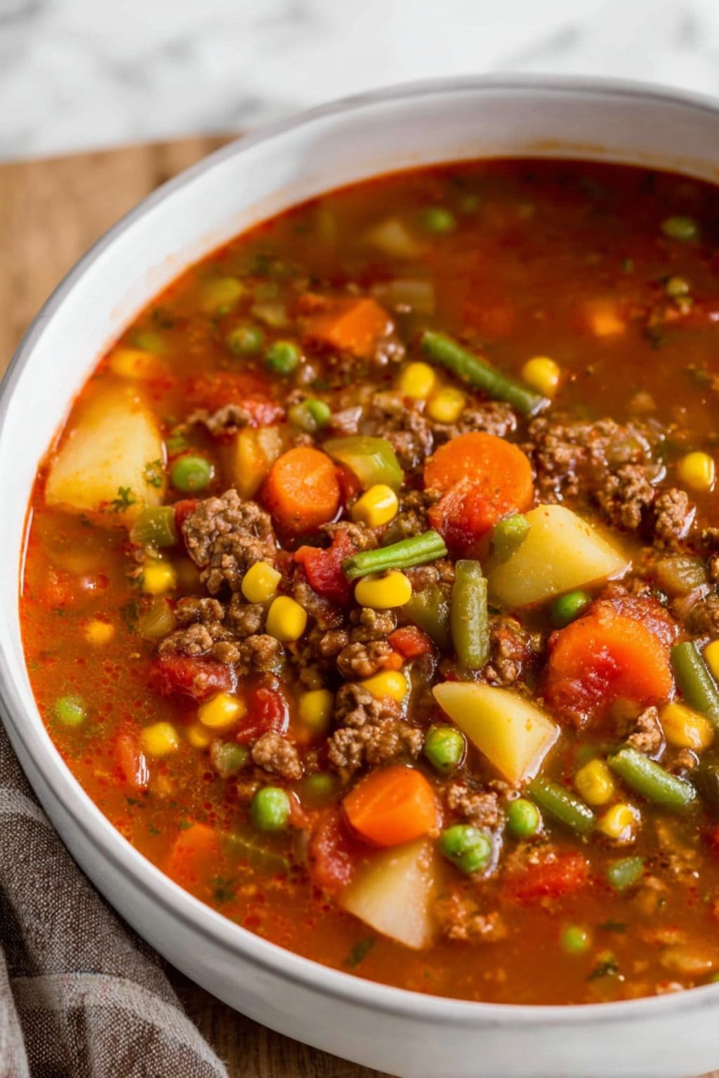Ground Beef Vegetable Soup (Easy Recipe) - Insanely Good