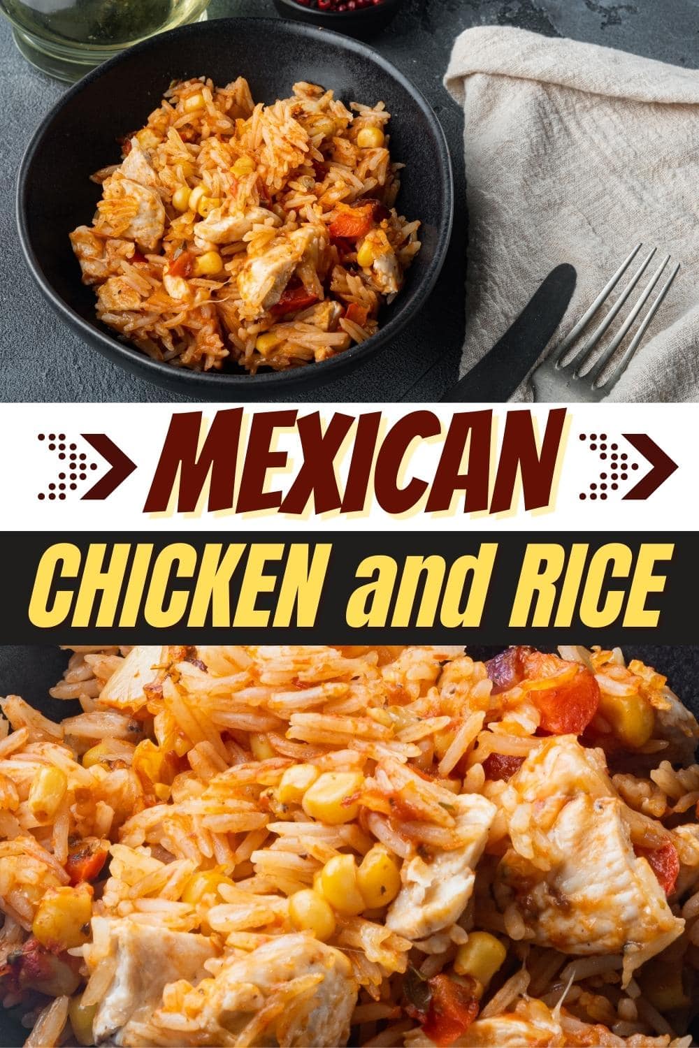 One Pan Mexican Chicken and Rice Recipe - Insanely Good