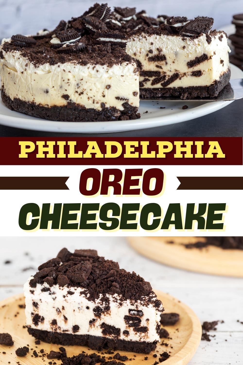Philadelphia Oreo Cheesecake Recipe - Insanely Good