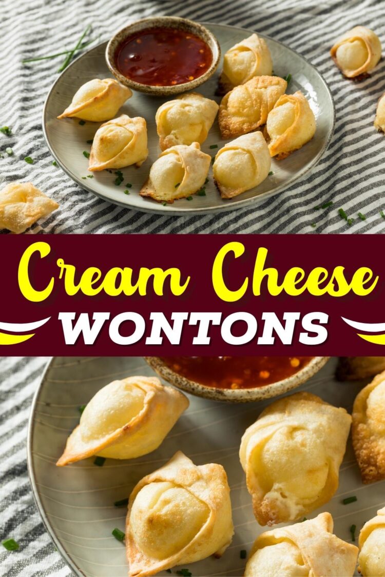 Cream Cheese Wontons (Easy Recipe) - Insanely Good