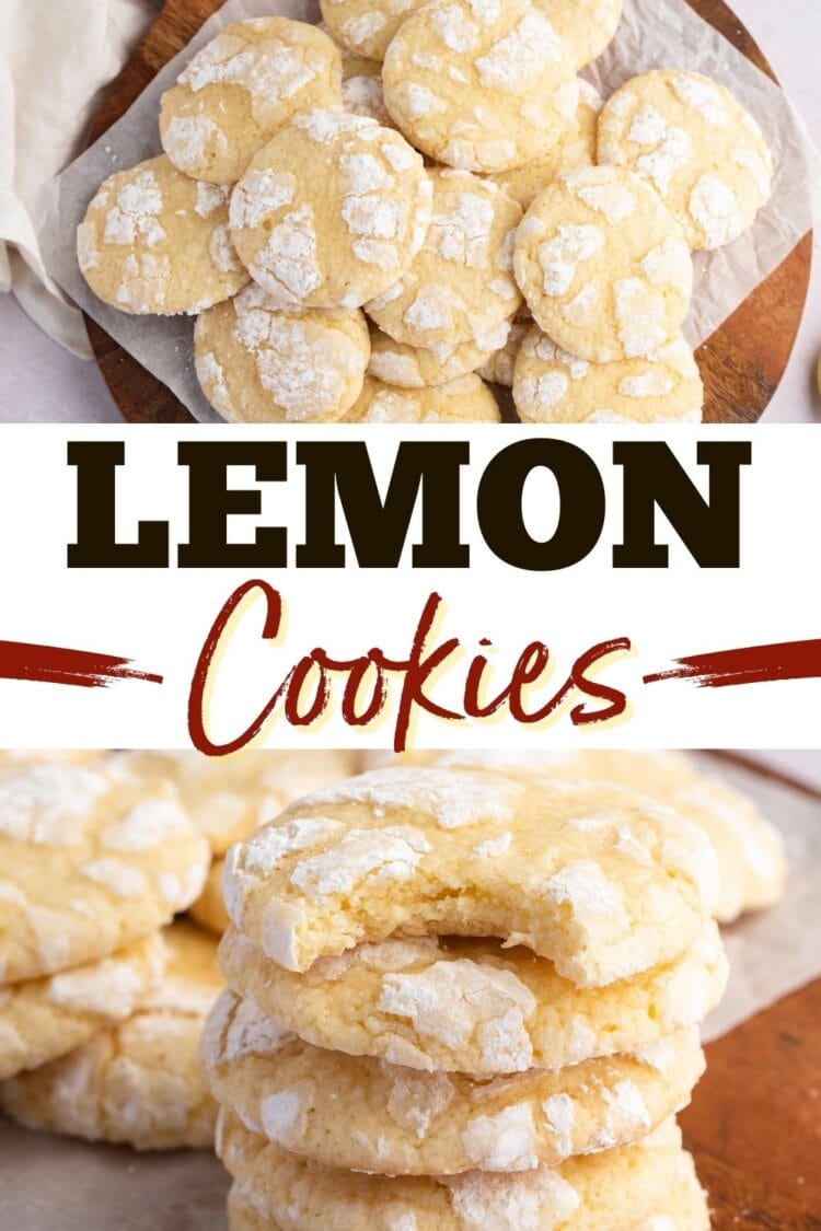Soft and Chewy Lemon Cookies (Easy Recipe) - Insanely Good