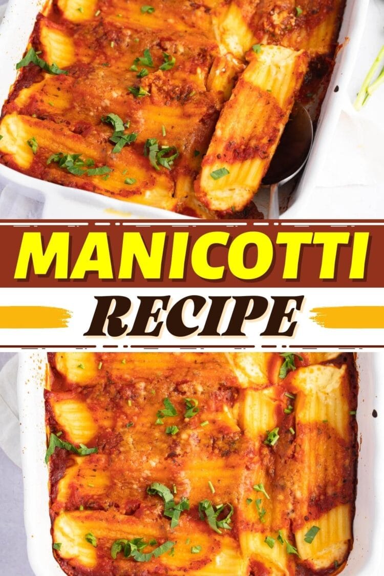 Manicotti Recipe - Insanely Good