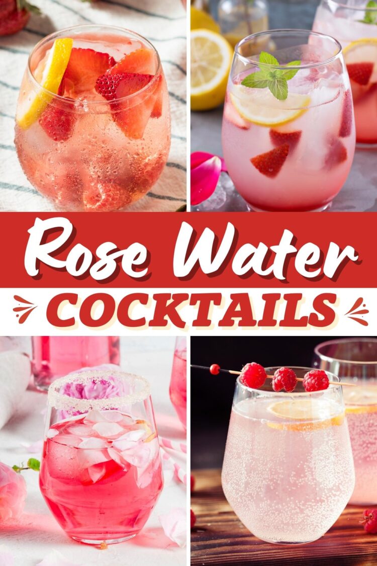13 Best Rose Water Cocktails and Drink Ideas - Insanely Good