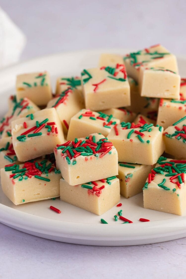 Easy Christmas Cookie Fudge Recipe - Insanely Good