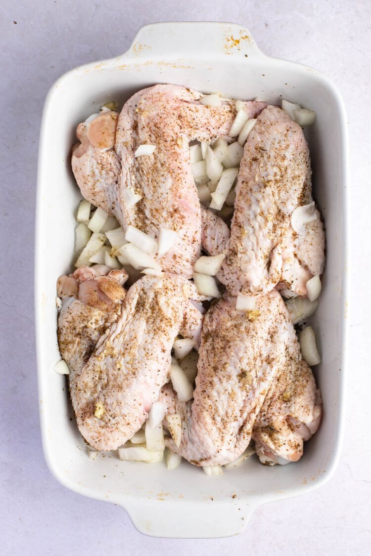 Easy Baked Turkey Wings Recipe - Insanely Good