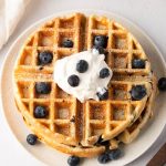Homemade Blueberry Waffles - Insanely Good