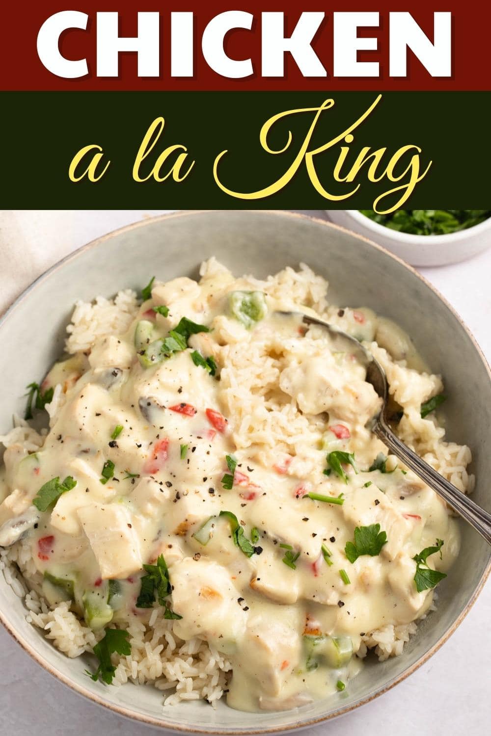 Easy Chicken à la King Recipe - Insanely Good