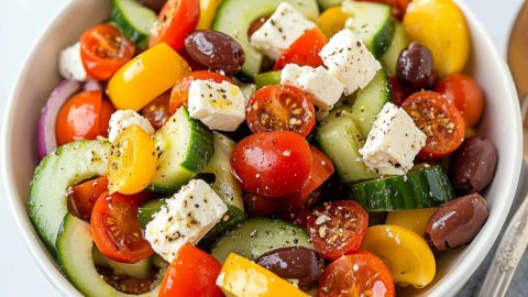 Ina Garten Greek Salad (Barefoot Contessa Recipe) - Insanely Good