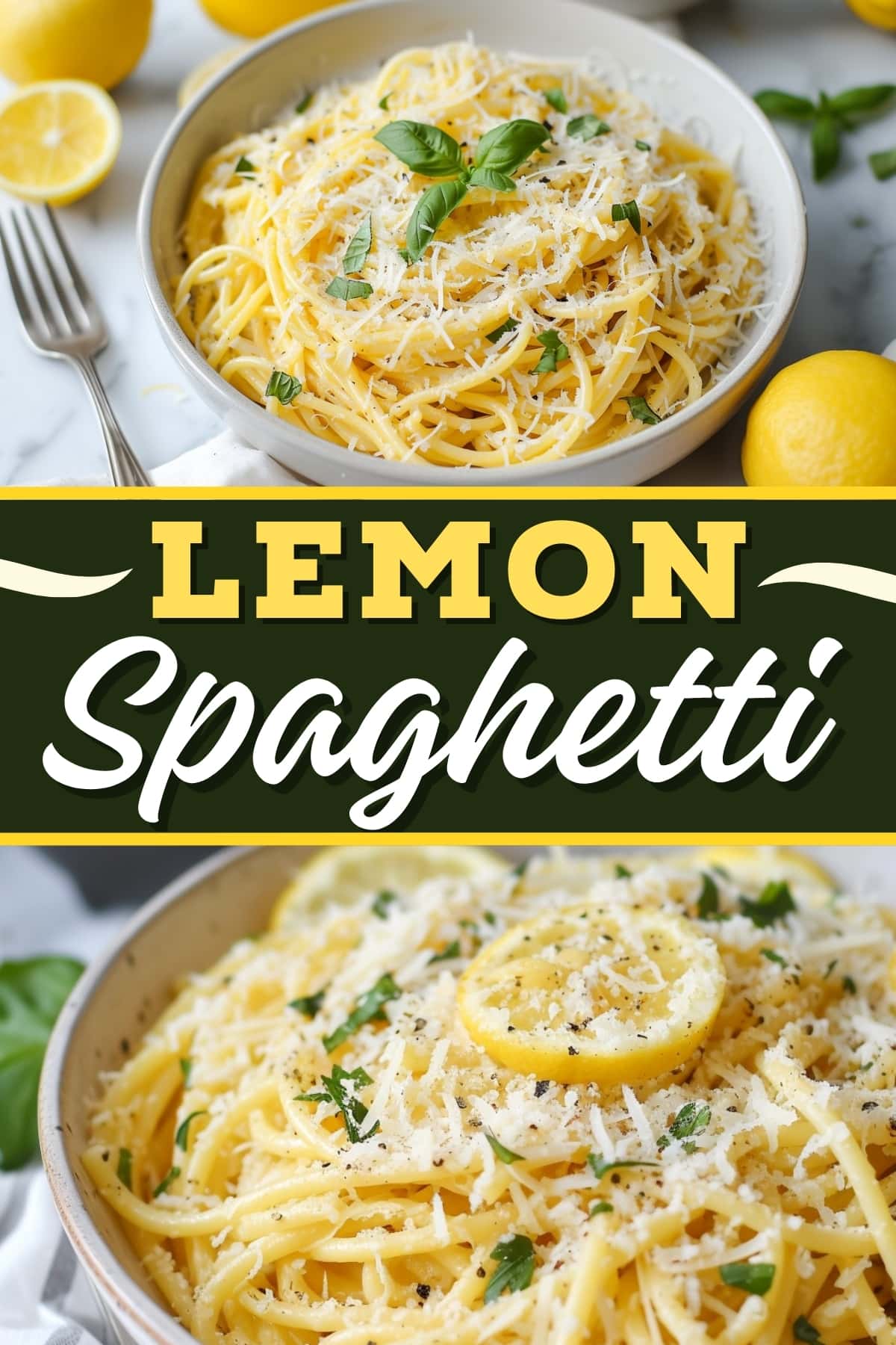 Lemon Spaghetti (Easy Recipe) - Insanely Good
