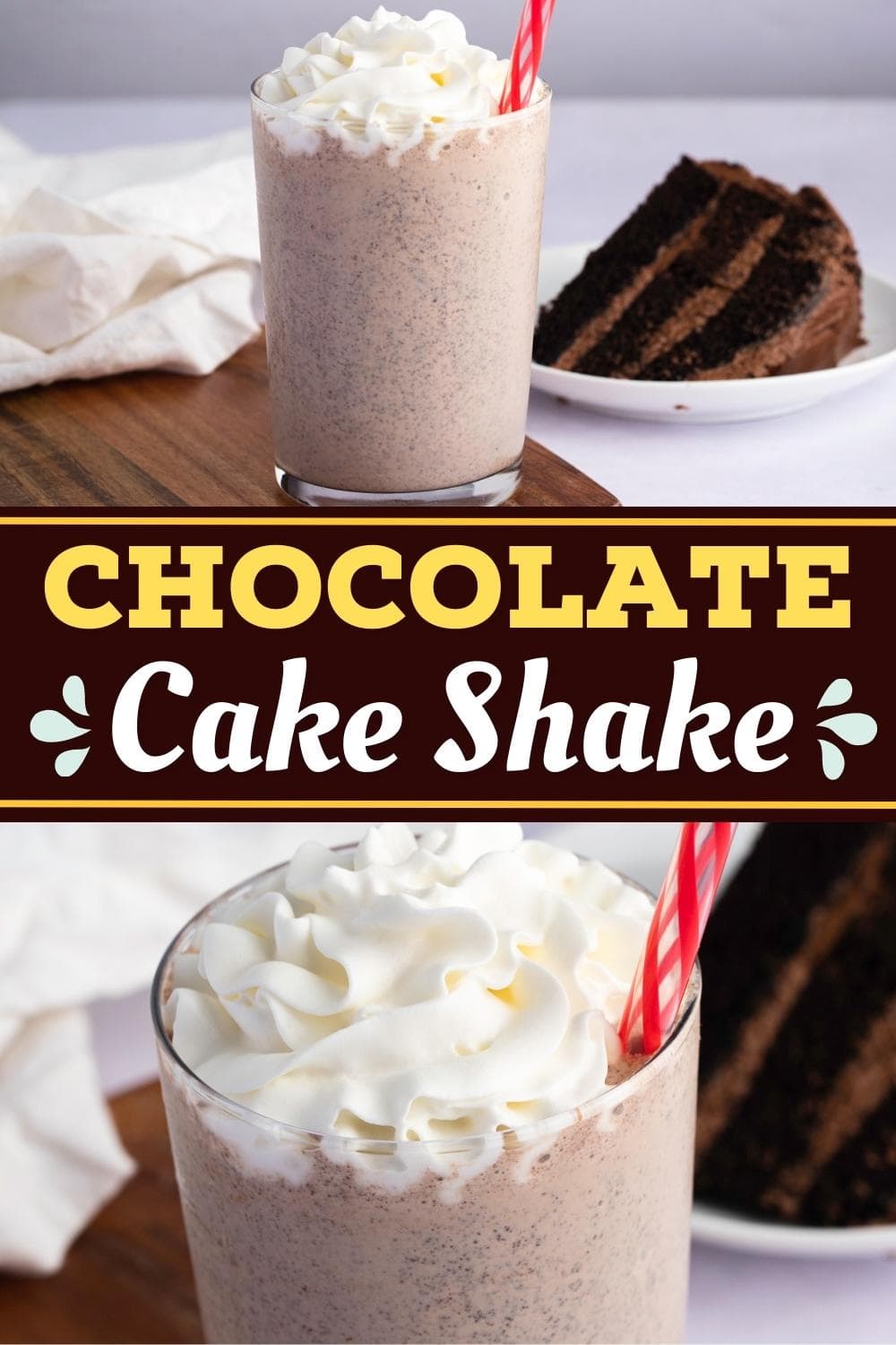 Chocolate Cake Shake (Easy Recipe) - Insanely Good